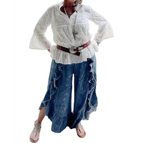 Jaded Gypsy | Pants & Jumpsuits | New Jaded Gypsy Patchwork Skies ...